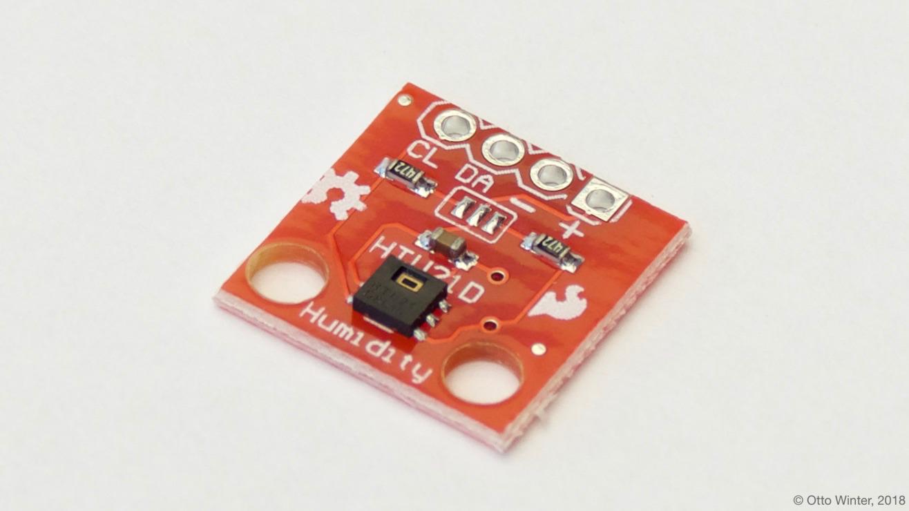 HTU21D | Si7021 | SHT21 Temperature & Humidity Sensor - ESPHome - Smart ...